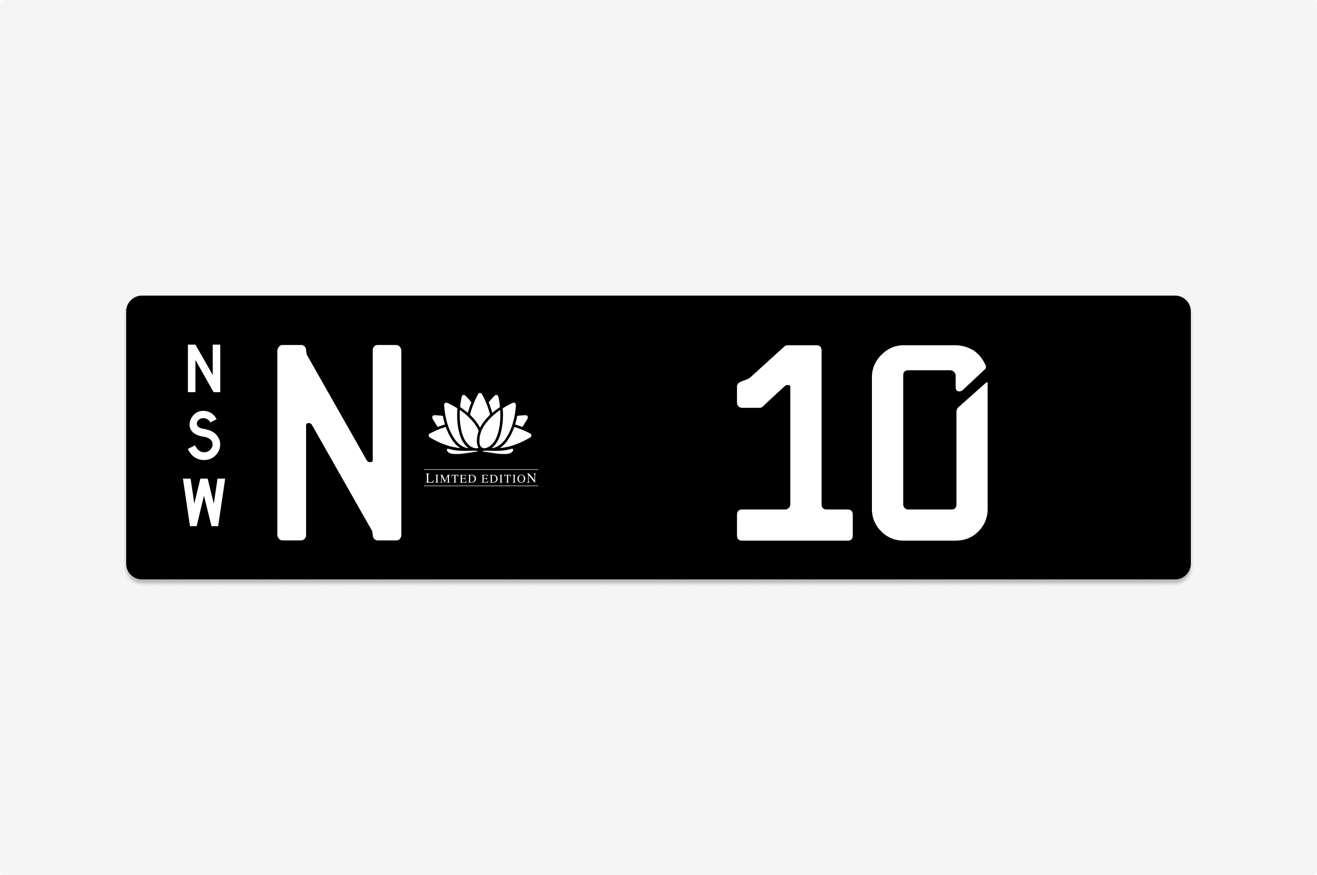 'N - 10' - New South Wales European Number Plate for sale by auction in ...
