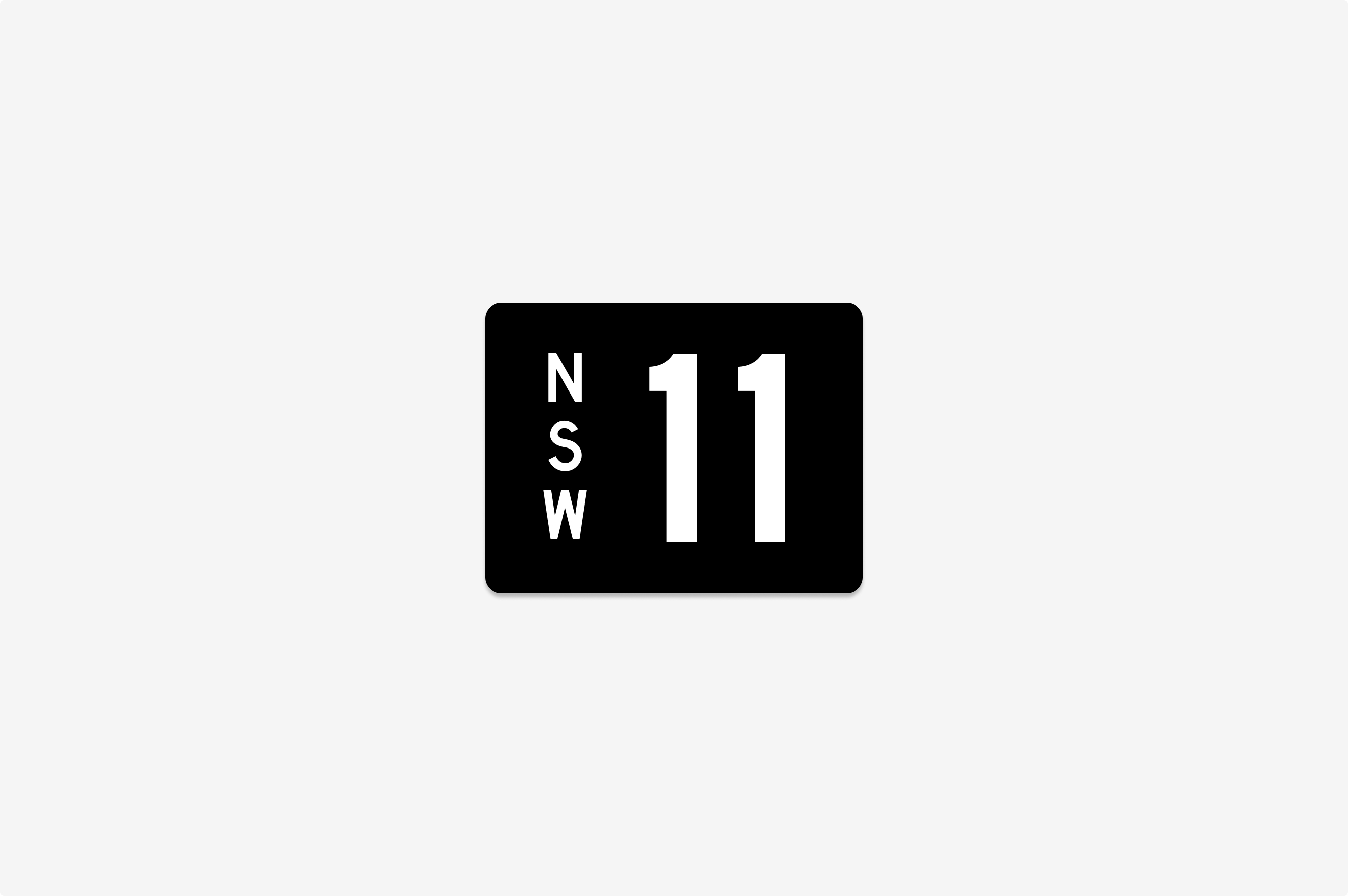'11' - New South Wales Motorcycle Heritage Number Plate for sale by ...
