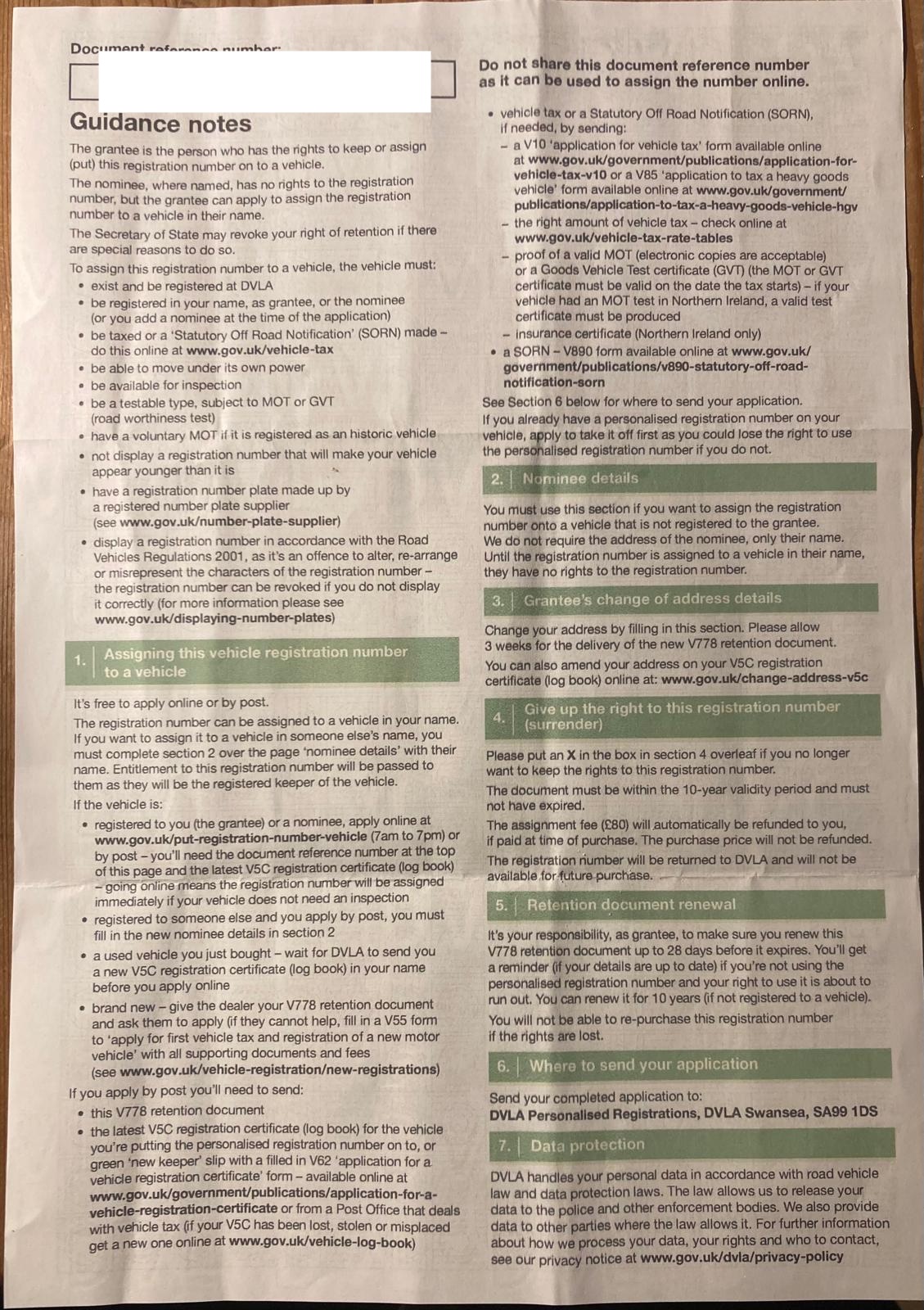 '9 SAM' - Number Plate for sale by auction in , United Kingdom