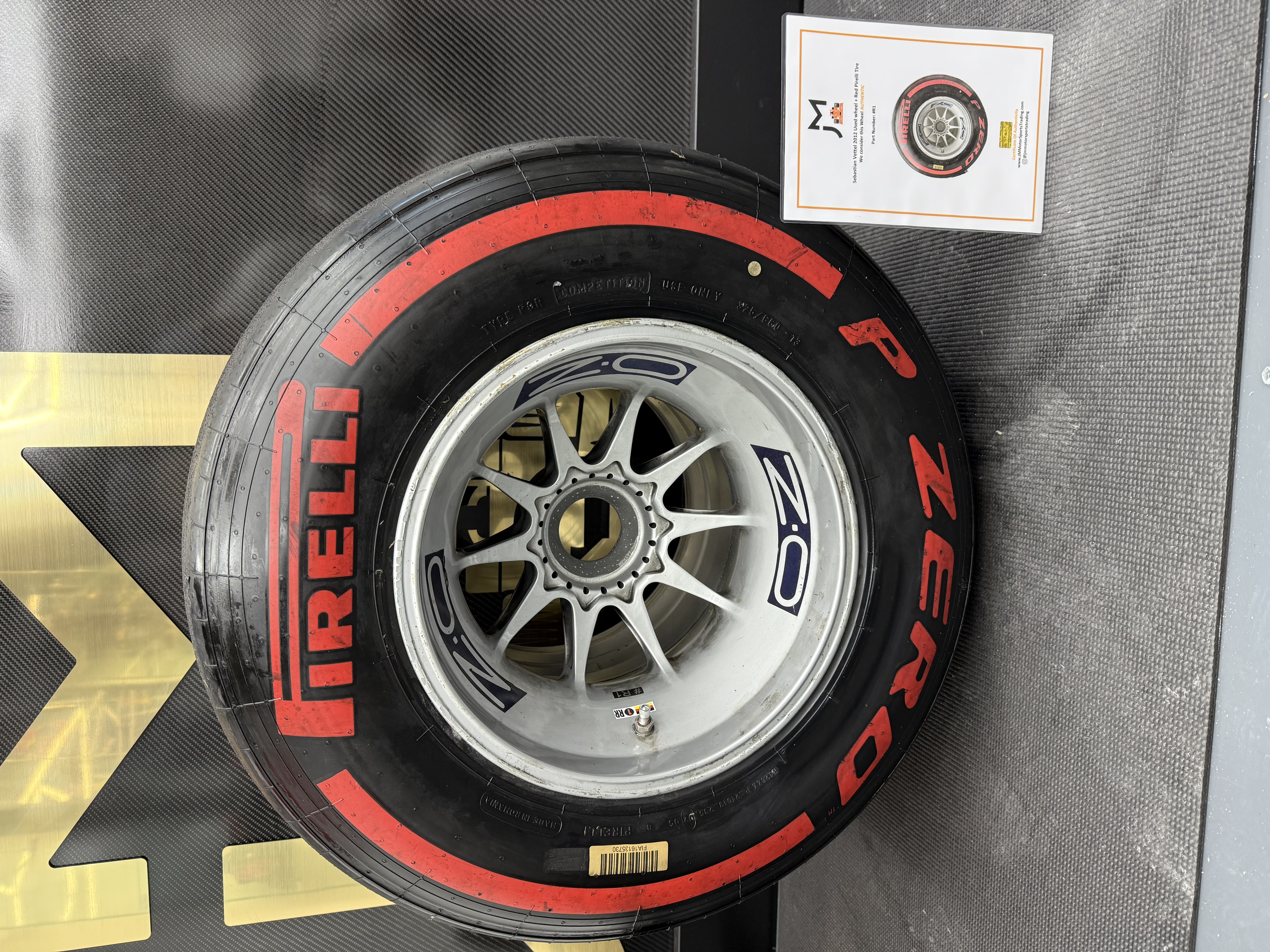 2012 Red Bull Racing RB8 Sebastian Vettel F1 Wheel and Tyre for sale by ...