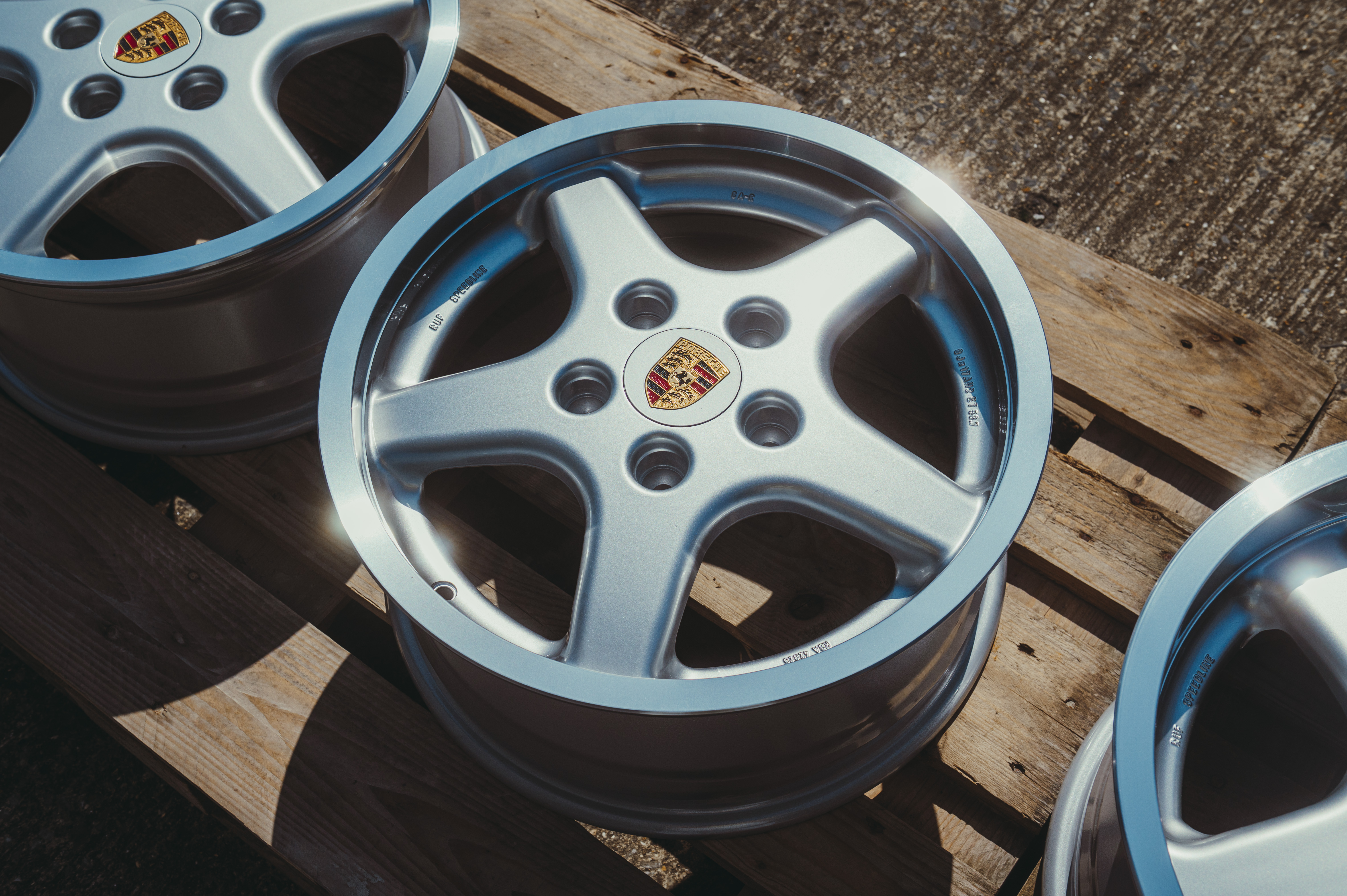 Set of RUF Speedline Porsche 911 (964) Carrera 2/4 Wheels for sale by ...