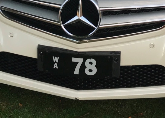 '78' - Western Australia Heritage Number Plate for sale by auction in ...