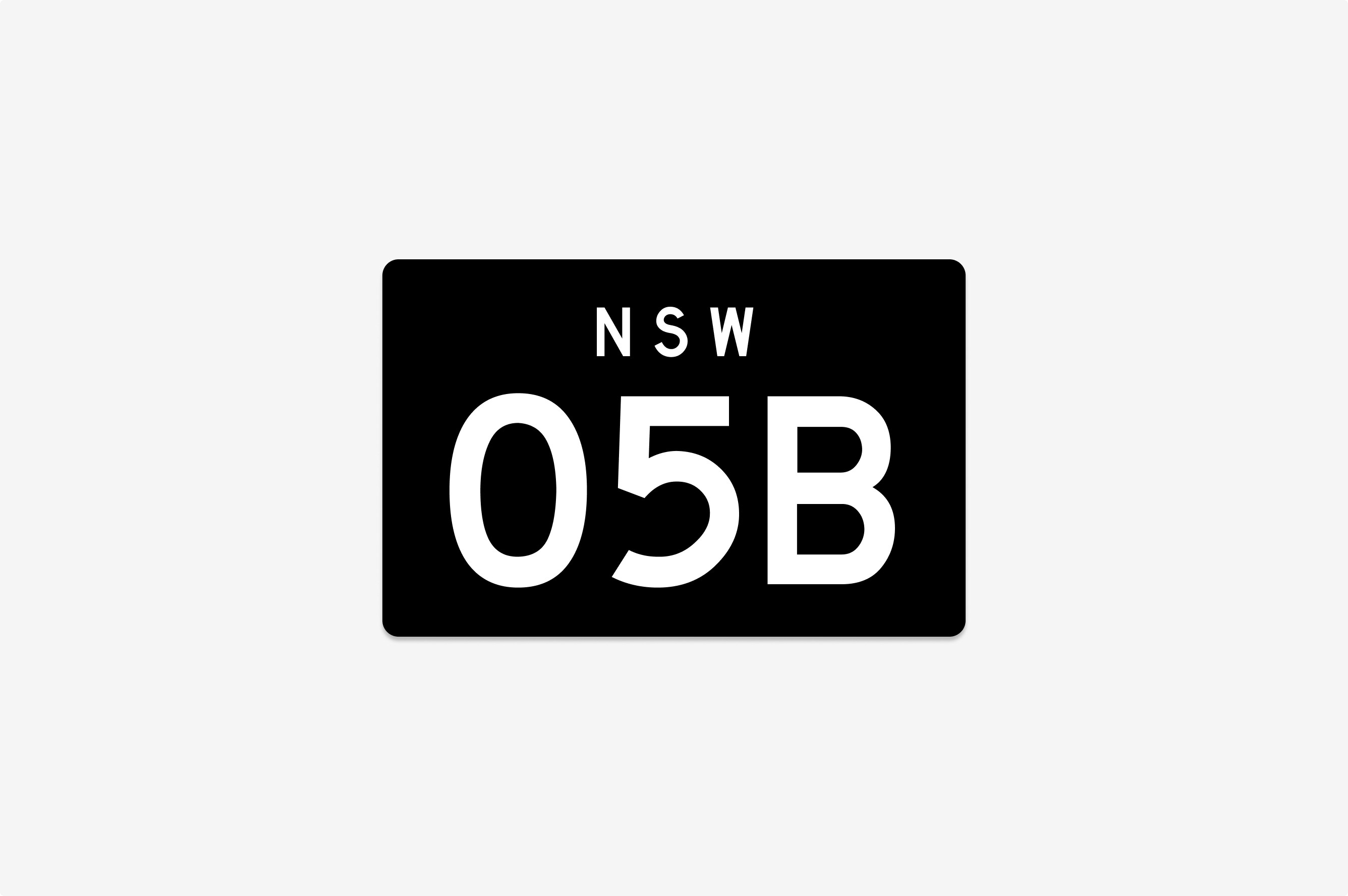 '05B' New South Wales Custom Number Plate for sale by auction in NSW ...