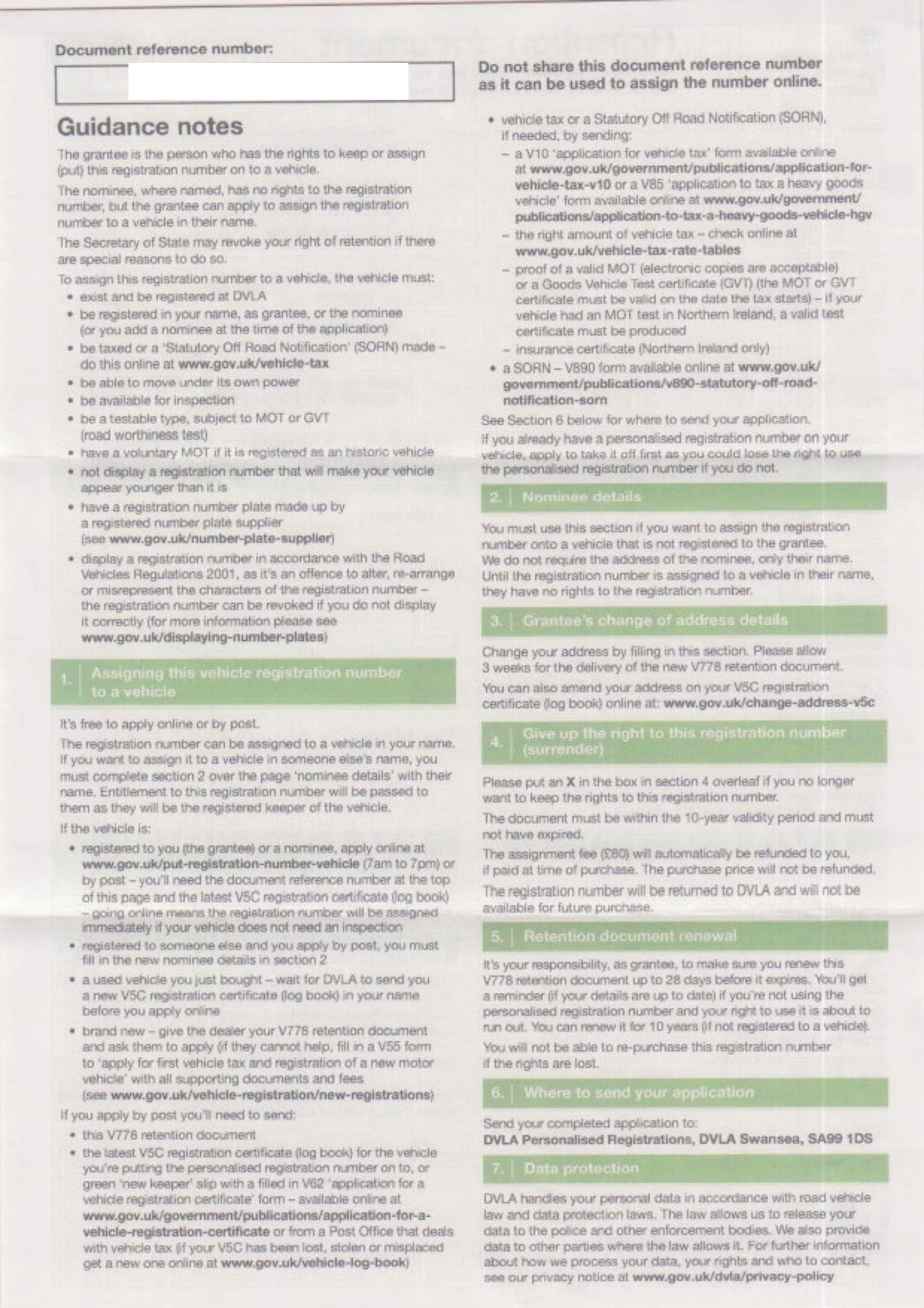 'F10 PPY' - Number Plate for sale by auction in , United Kingdom