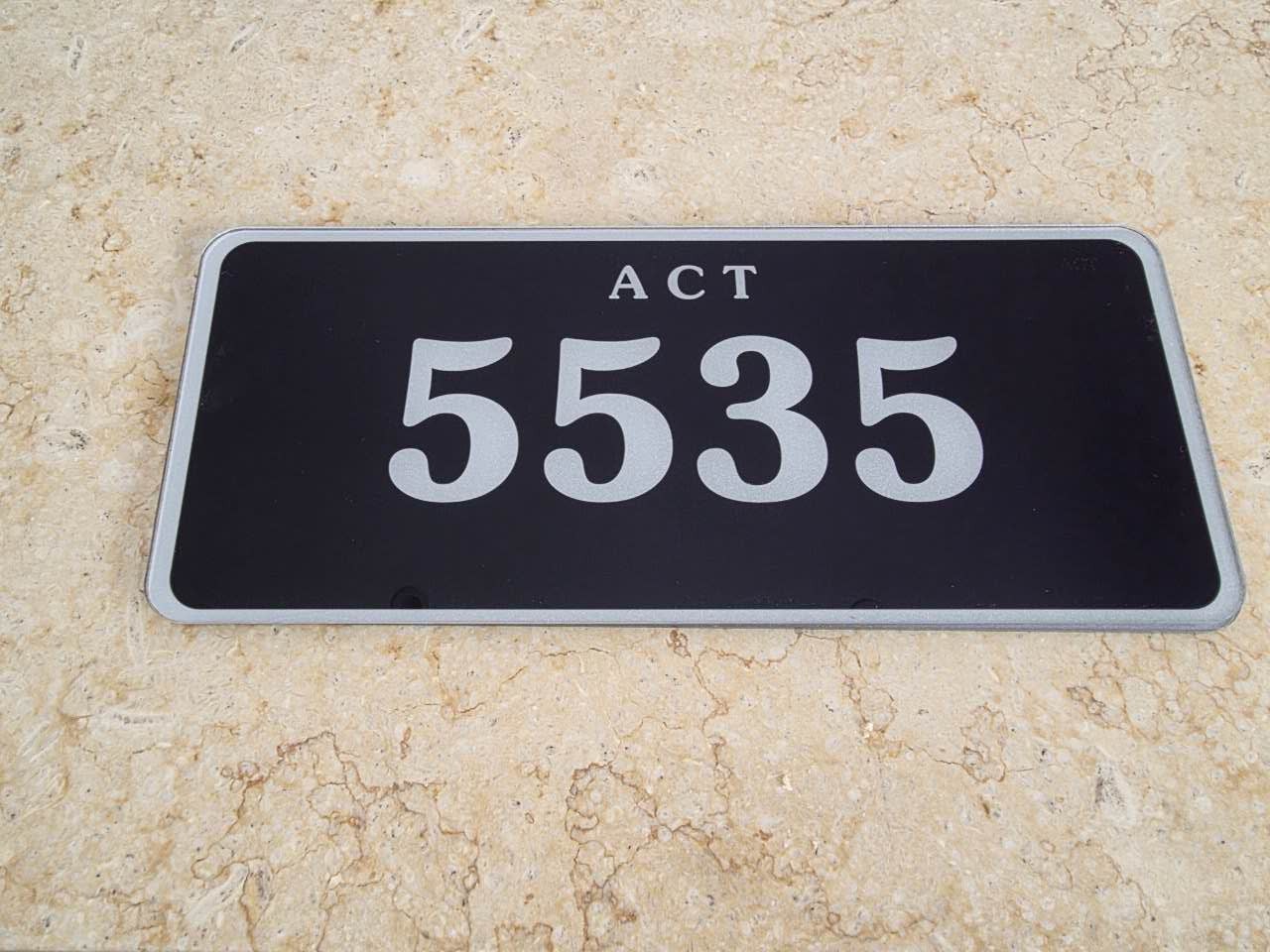 '5535' - Australian Capital Territory Heritage Number Plate for sale by ...