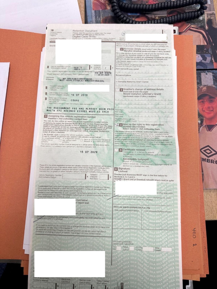 'YED 1' - Number Plate for sale by auction in , United Kingdom