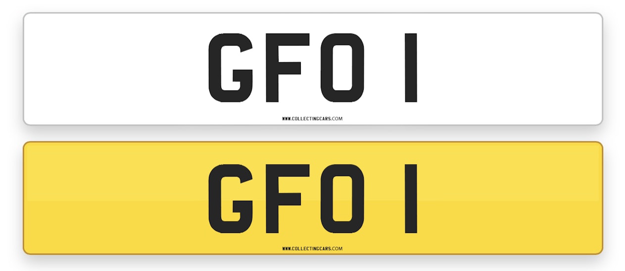 'GFO 1' - NUMBER PLATE for sale by auction in , United Kingdom