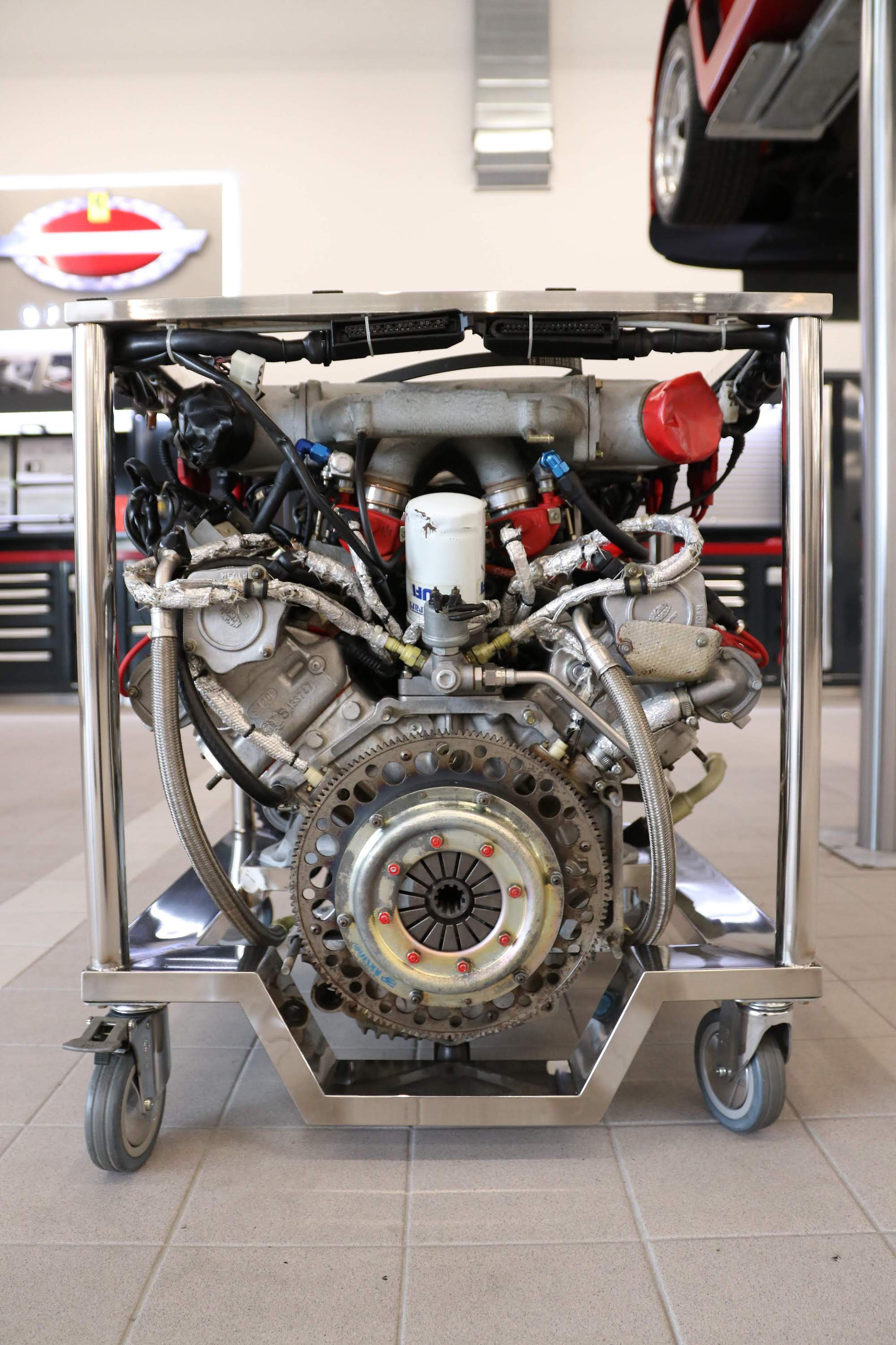 FERRARI F40 ENGINE - 1,000KM FROM NEW for sale by auction in Copenhagen ...