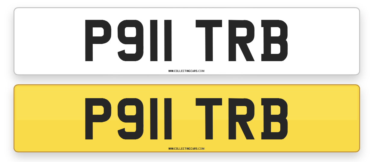 NUMBER PLATE - 'P911 TRB' for sale by auction in , United Kingdom